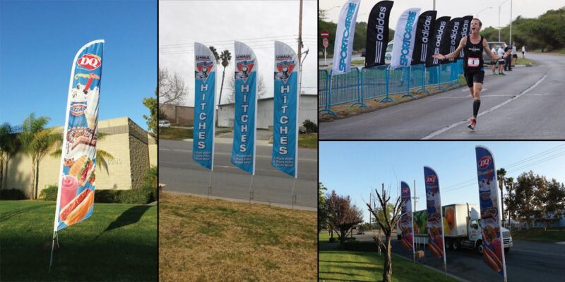 Custom Feather Flags – Large Format Printing - Top Class Signs and Printing