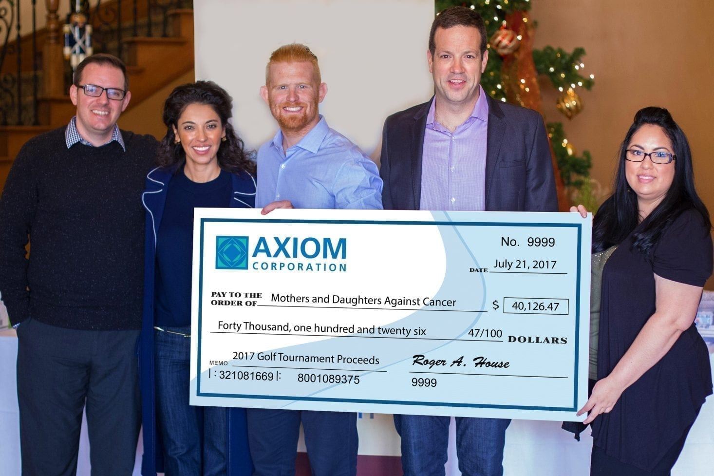 Oversized Big Checks with dry erase