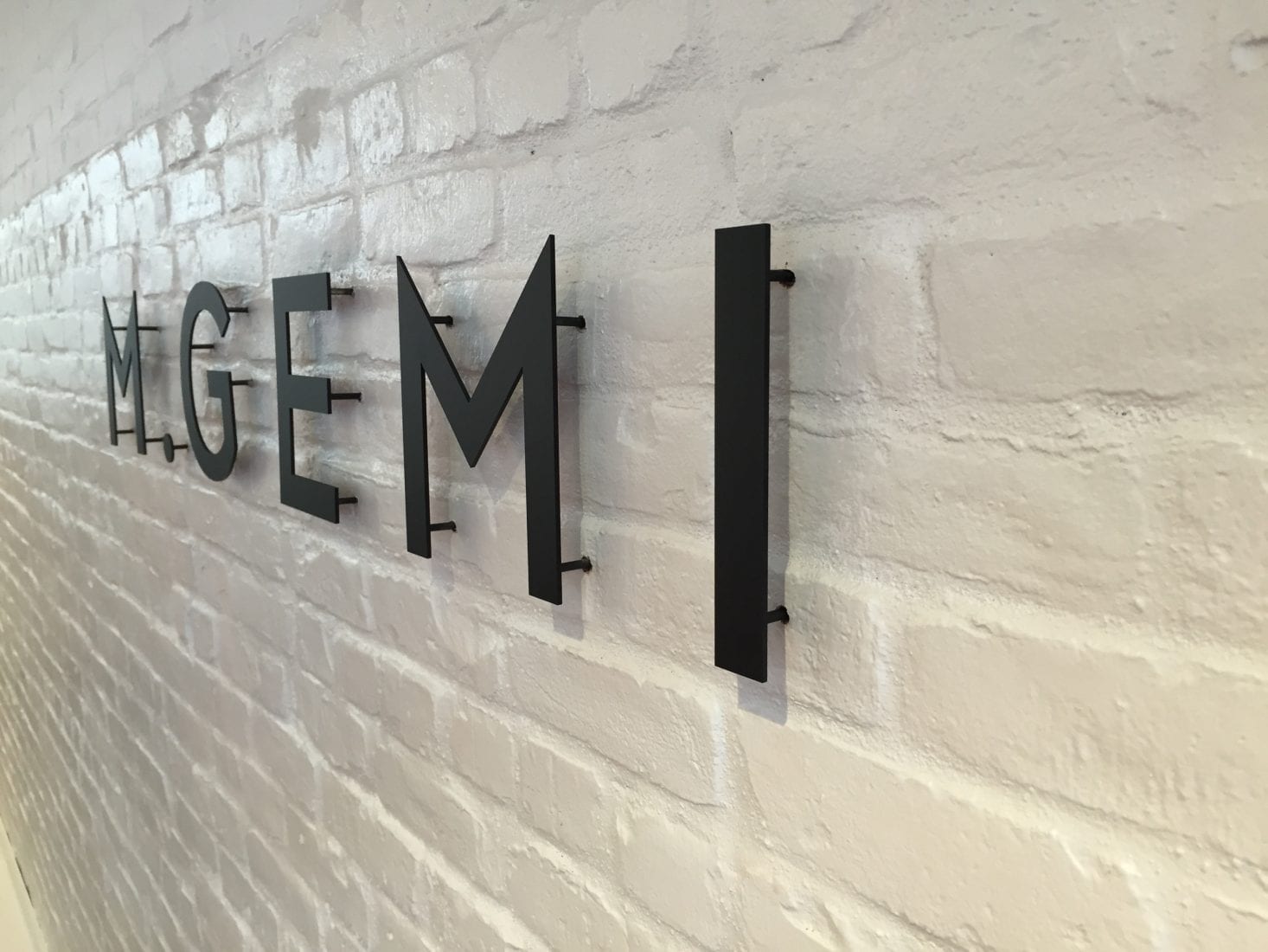 Best 3D Office Signs - Interior office lobby signage in Coral Gables