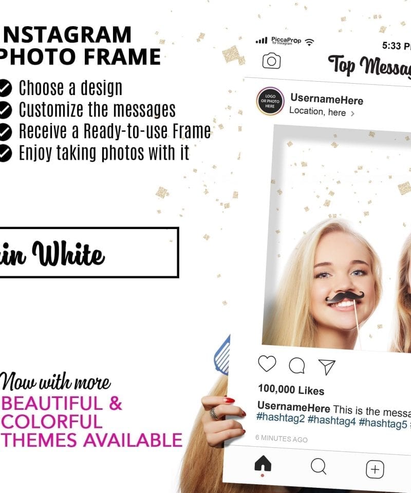 Instagram Prop Social Media Frame – Top Class Signs and Printing
