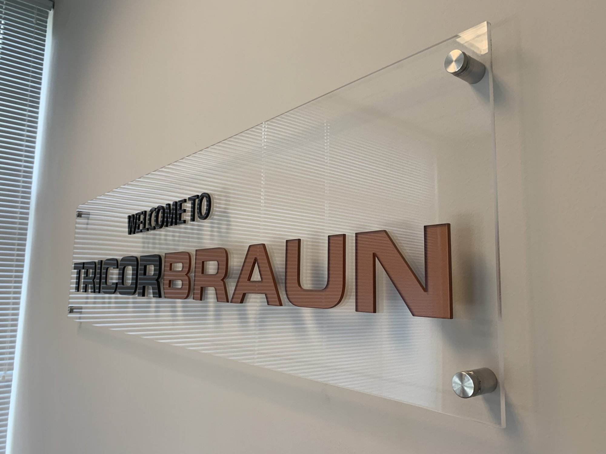 Acrylic Standoff Signs - Upscale Your Company Décor